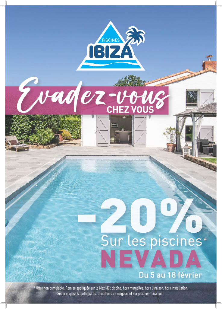 PROMOTION PISCINES IBIZA MODELE NEVADA - Sandra Bonnier Piscine